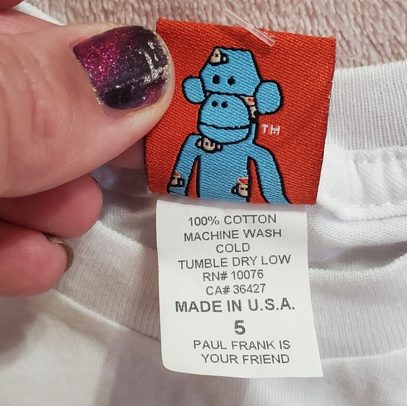 Paul Frank | Shirts & Tops | New Small Paul Frank Julius Monkey Th ...